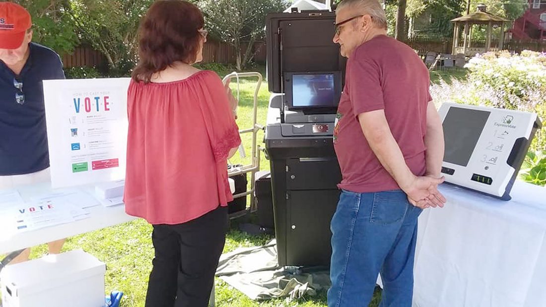 County residents check out new voting machines at regatta | News ...